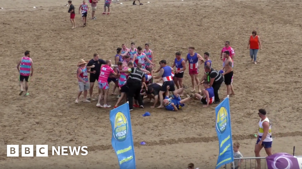 WRU steps in over Beach Rugby Wales brawls in Swansea - BBC News