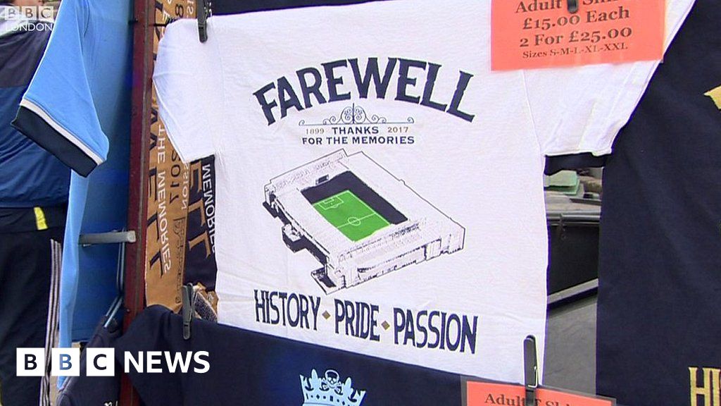 Tottenham Hotspur say goodbye to White Hart Lane - BBC News