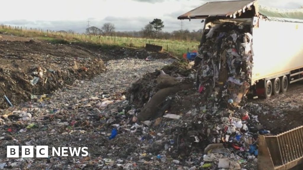 What happens to recyclable rubbish put in the wrong bin? - BBC News
