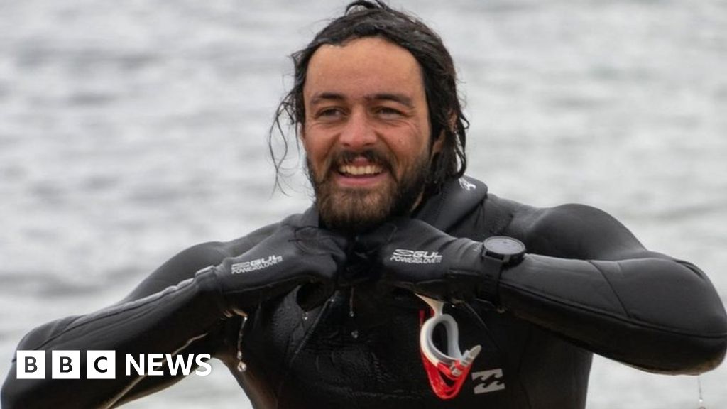 Seasick swimmer makes history by completing Outer Hebrides challenge ...