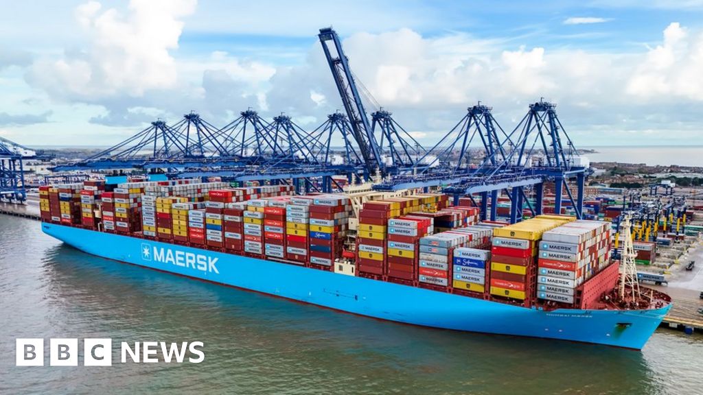 The Port of Felixstowe hosted its deepest container ship