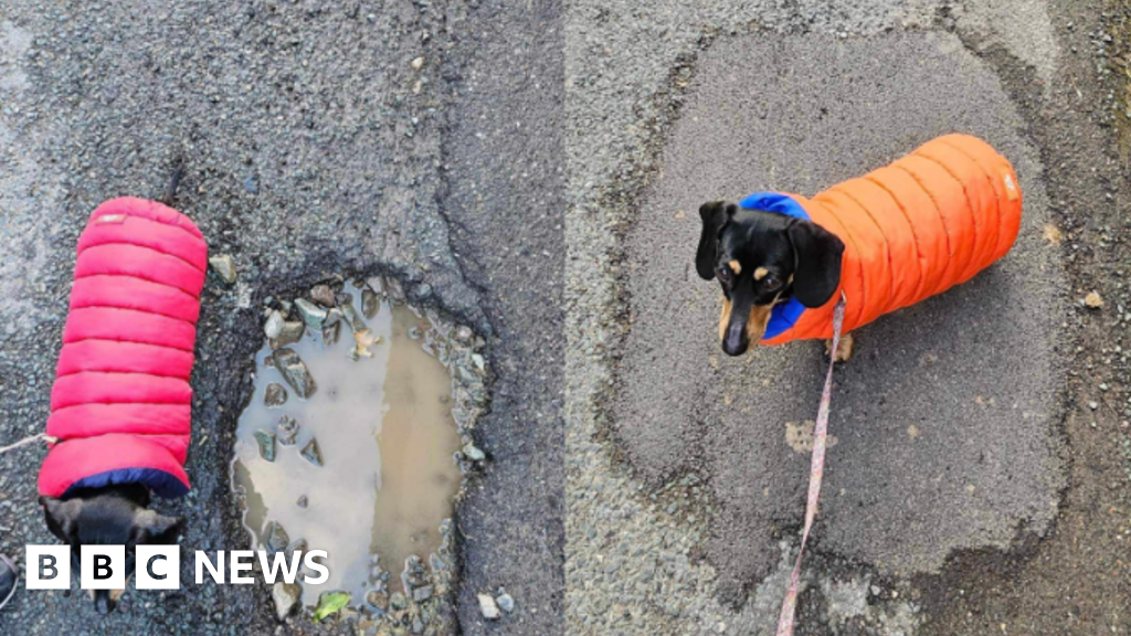 Thousands in north Devon join community potholes campaign - BBC News