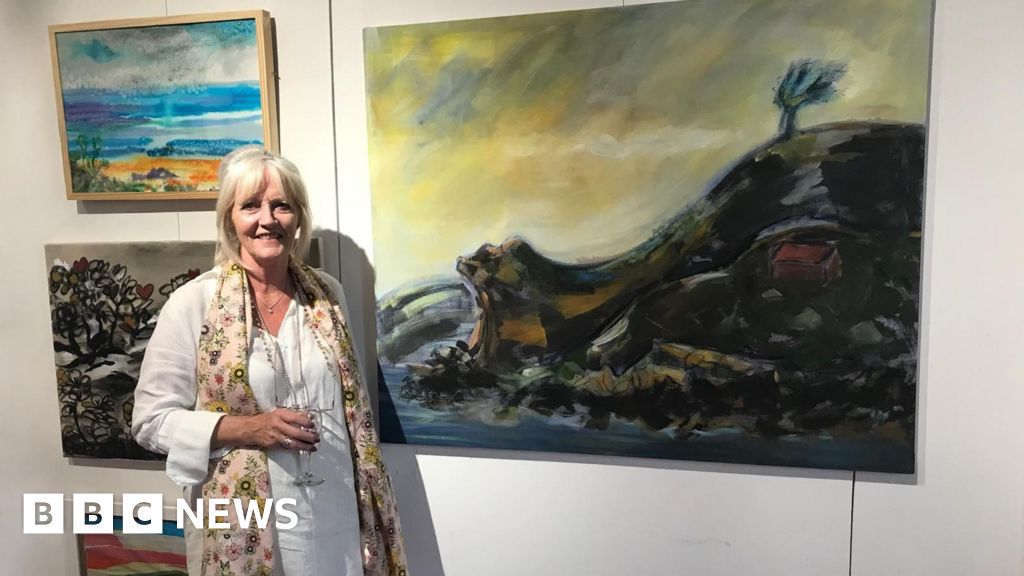 Jersey artist's final works to feature at pop-up exhibit - BBC News