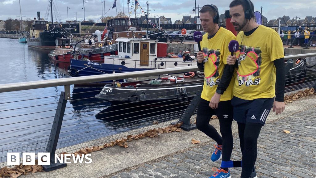 South East teams take on Children in Need three-legged walk