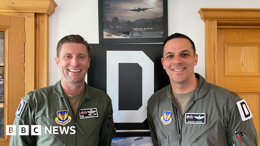 RAF Mildenhall pilot shares pride in honouring D-Day predecessors - BBC ...