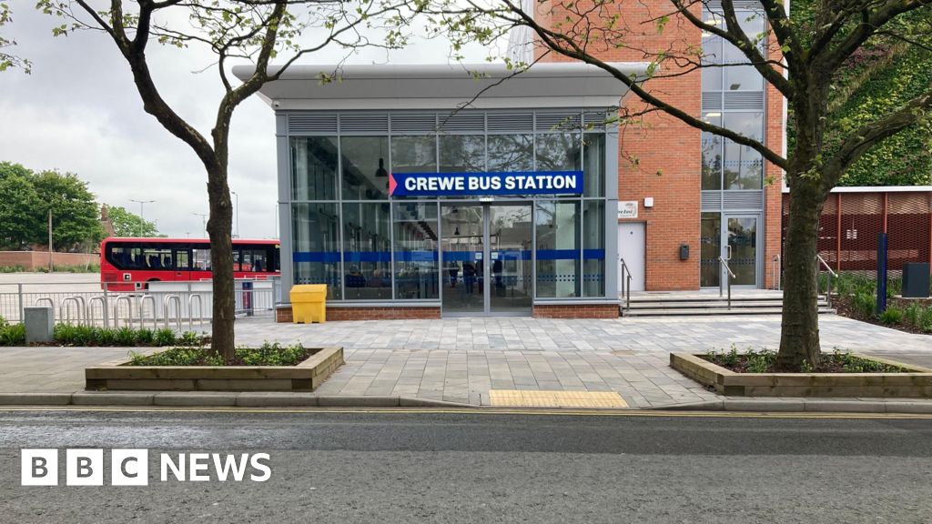 Crewe: 'Immaculate' bus station opens to passengers