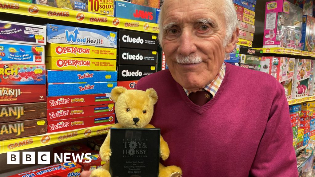 Melksham Toy Shop owner wins award after 55 years