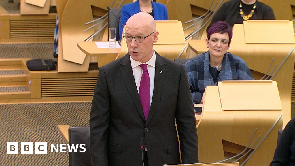 John Swinney pledges to be 'first minister for everyone' - BBC News