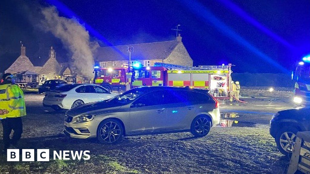 Gloucestershire pub fire exposes suspected cannabis farm - BBC News