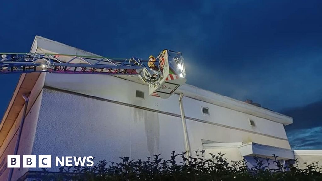 Dunluce Centre: Fire at Portrush building treated as arson - BBC News