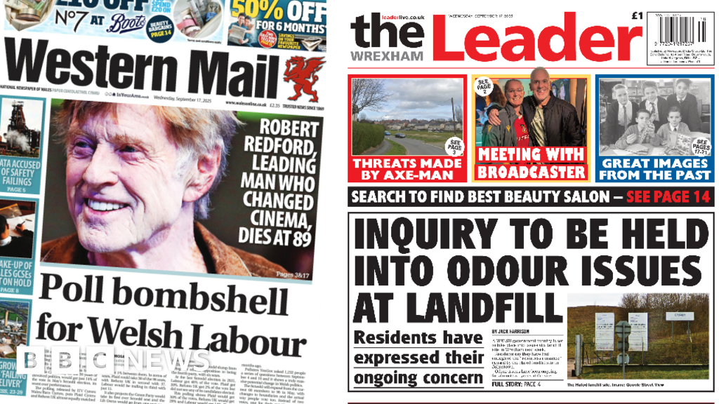 Wales' papers: Welsh Labour poll bombshell and rapist jailed