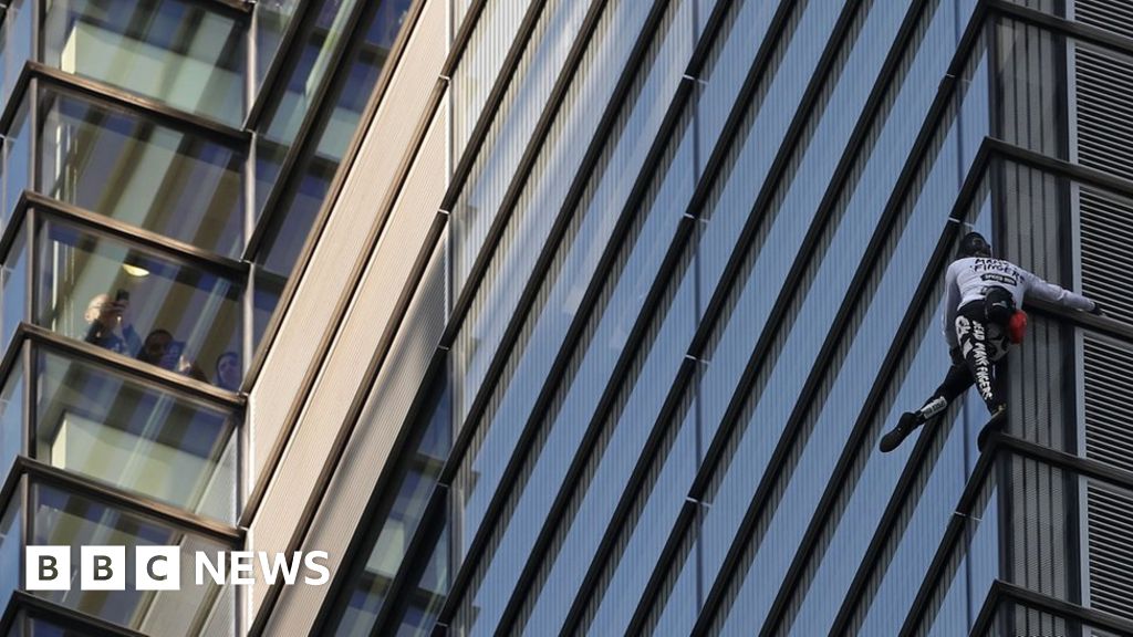 French 'Spider-Man' charged over London skyscraper climb