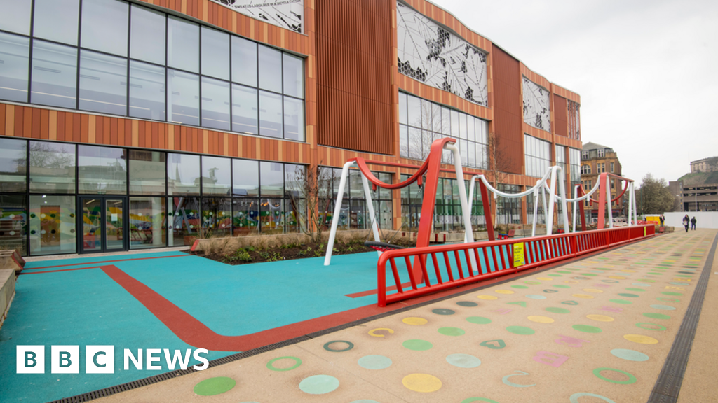 Children's play area opens outside Nottingham Central Library