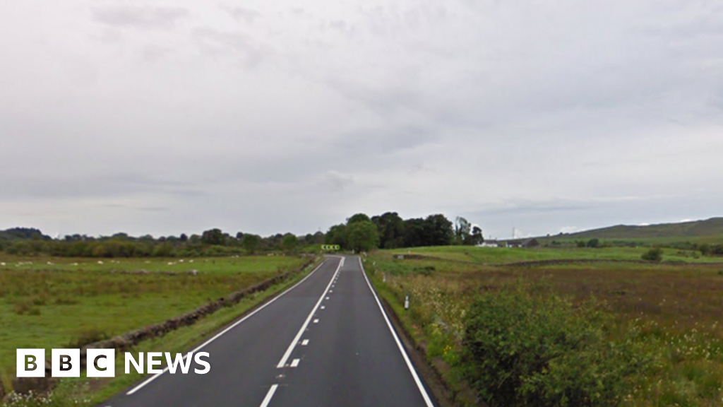 Man and woman dead after A75 collision near Newton Stewart - BBC News