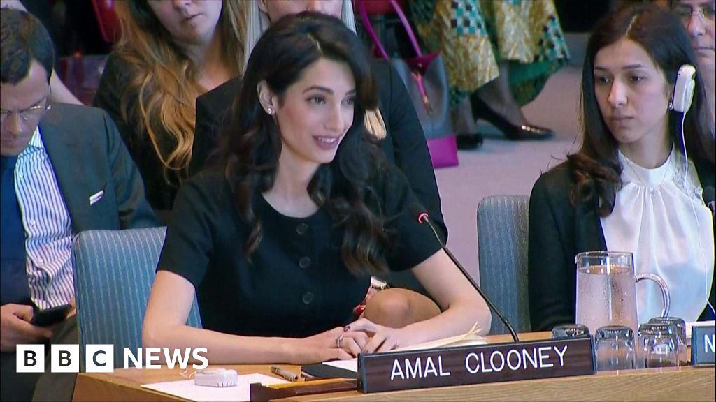 Amal Clooney: 'Justice is not inevitable' - BBC News