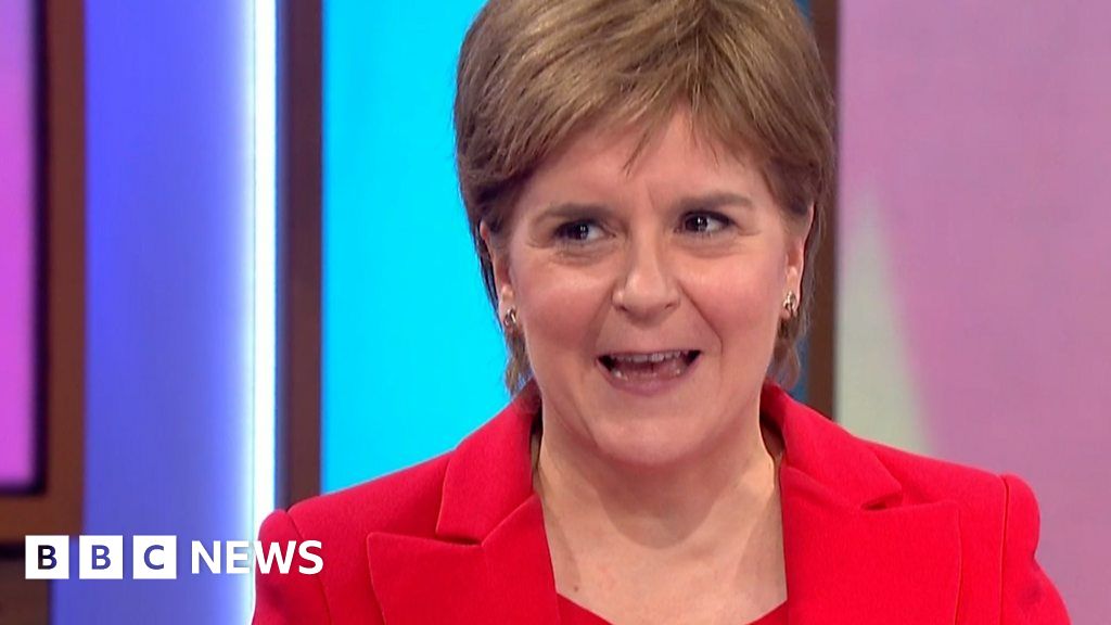 Nicola Sturgeon looking forward to wearing joggies at home - BBC News