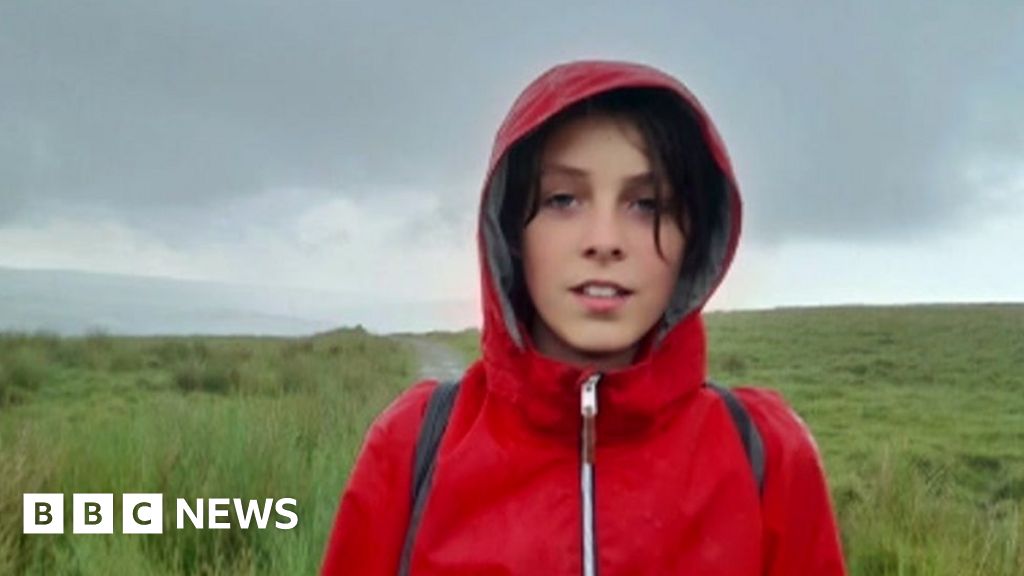 Climate change: Boy, 11, starts 200-mile walk