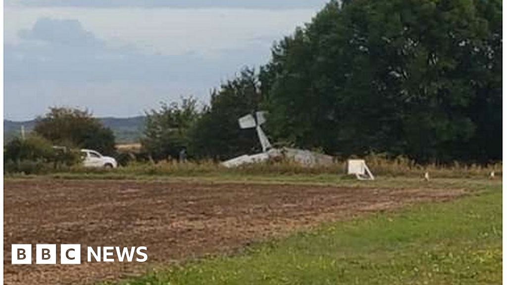 One dead and another injured in Bourn Airfield plane crash - BBC News