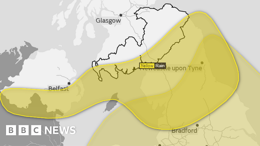 Rain warning across southern Scotland - BBC News