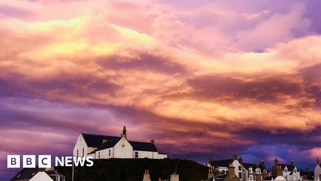 In pictures: Stunning sunset for Scotland