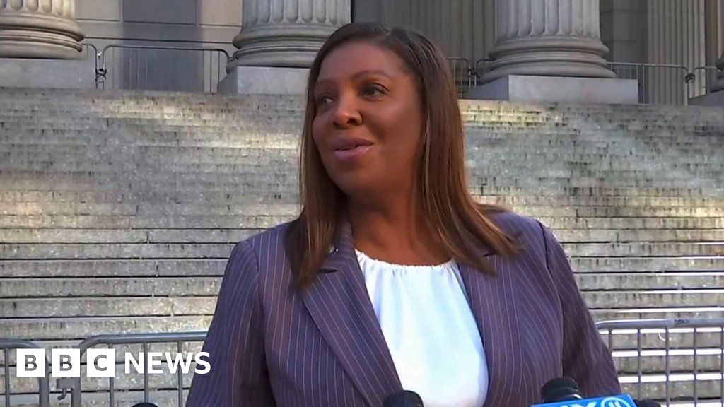 Letitia James: 'He'll call this a witch hunt' - BBC News