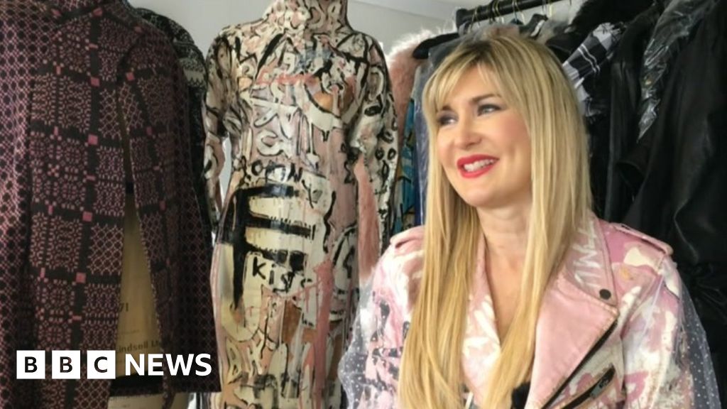 Jayne Pierson on taking 'edgy' Welsh wool to the stars - BBC News