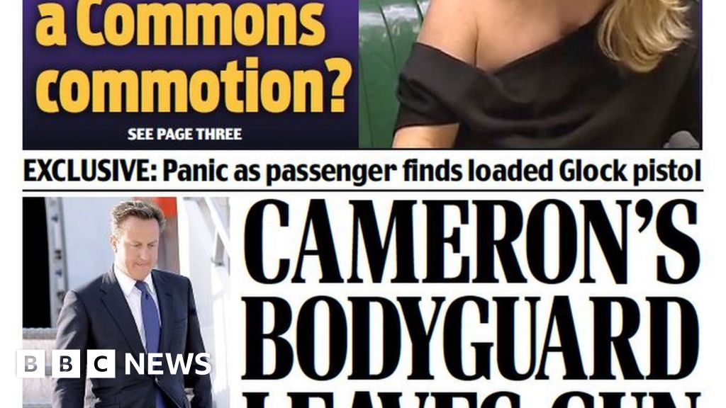 Scotland's papers: Cameron bodyguard's gun blunder and Morelos fury ...