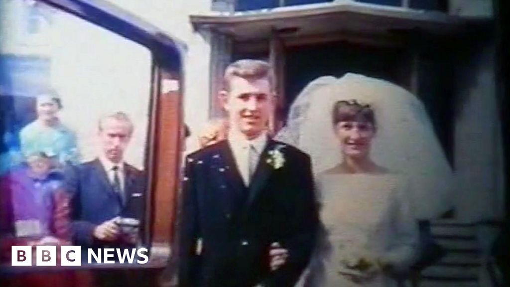 Couple reunited with wedding video 57 years later - BBC News