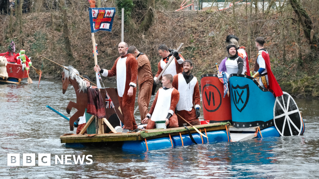 Matlock Bath: Raft race returns in front of 'fantastic' crowd