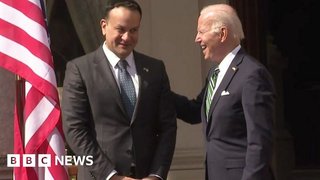 Joe Biden in Ireland: Leo Varadkar welcomes US president