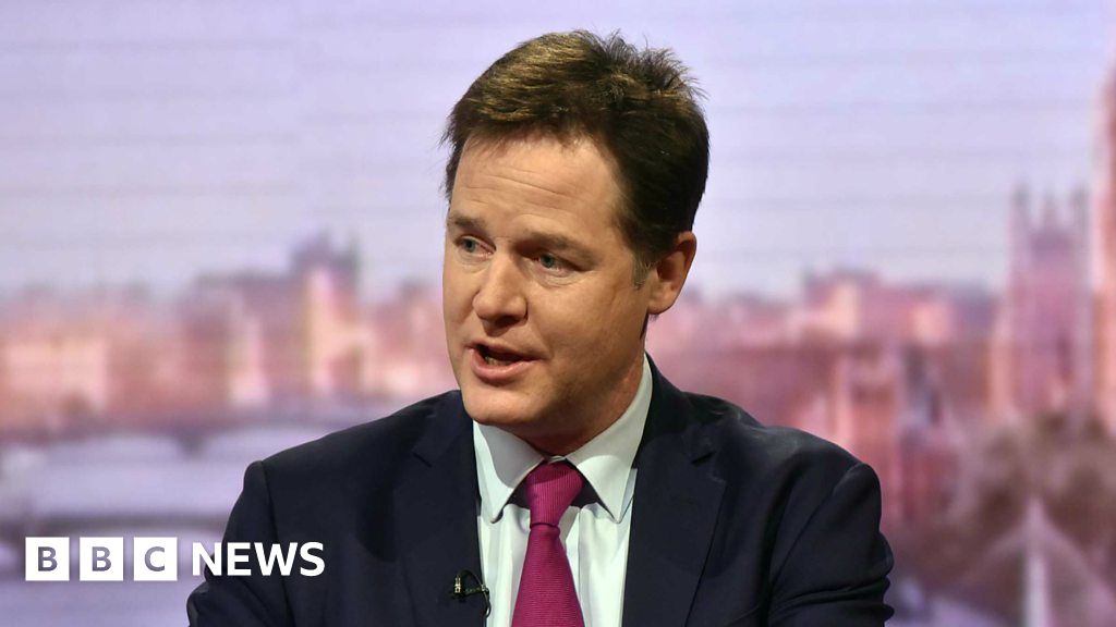 Sir Ivan was 'pushed to the margins' says Nick Clegg - BBC News