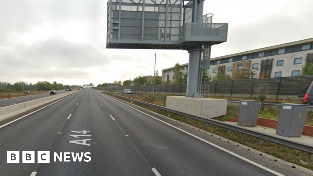 Rocks thrown at vehicles on A14 put lives in danger