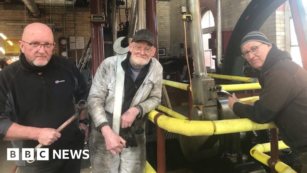 Coleham Pumping Station chimney work risks group's future - BBC News