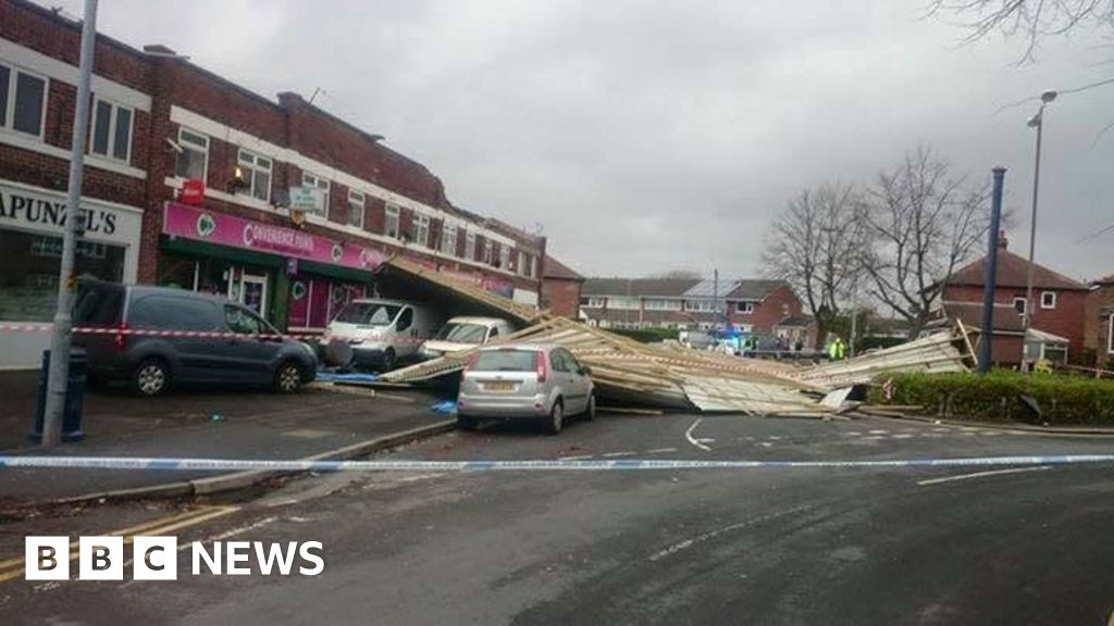 Strong winds in Greater Manchester lead to more than 120 fire calls ...