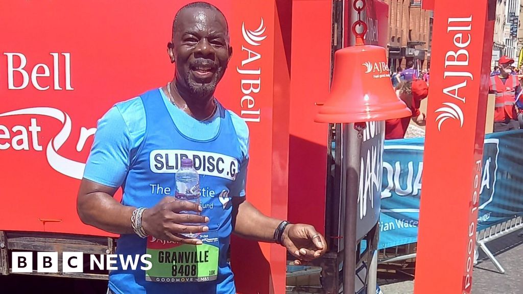 Manchester runner: 'I want more Afro-Caribbean men to talk to GPs' - BBC News