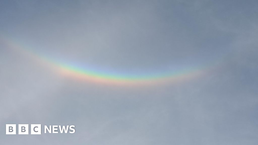 Upside down 'rainbow' spotted in Essex sky