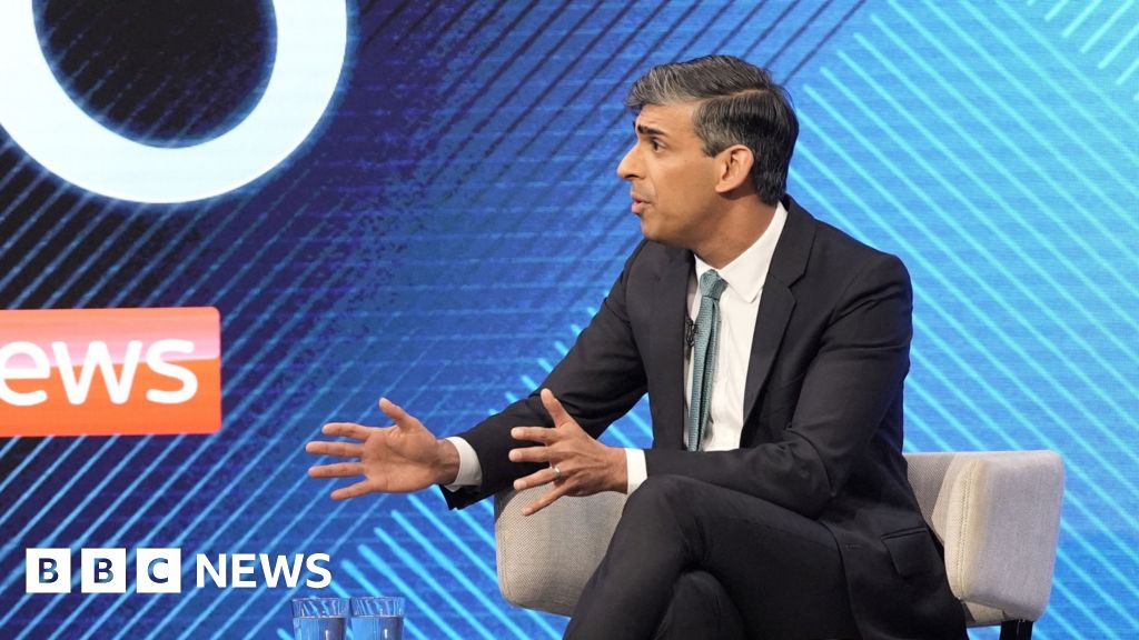 Sunak asked: If you win election, will you still be PM in a year? - BBC ...