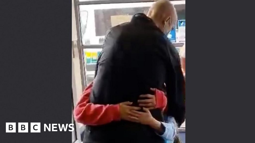 Coronavirus: Redditch patient hugs kids after 75 days in hospital - BBC ...