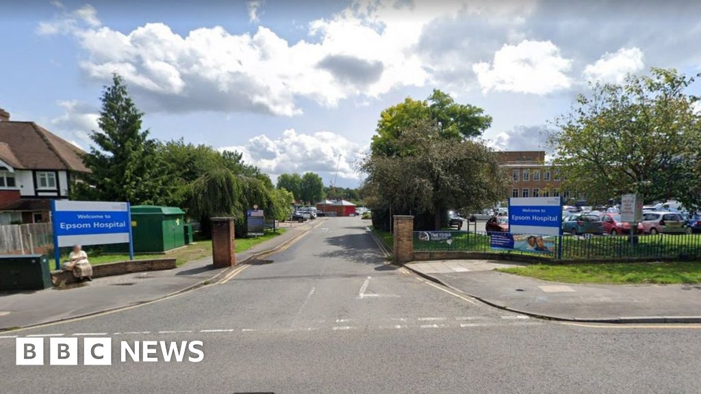 Man seriously injured in Epsom General Hospital car park crash - BBC News