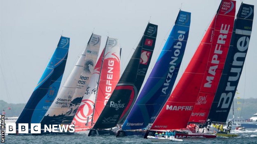 Volvo Ocean Race: Warm welcome as race reaches Cardiff
