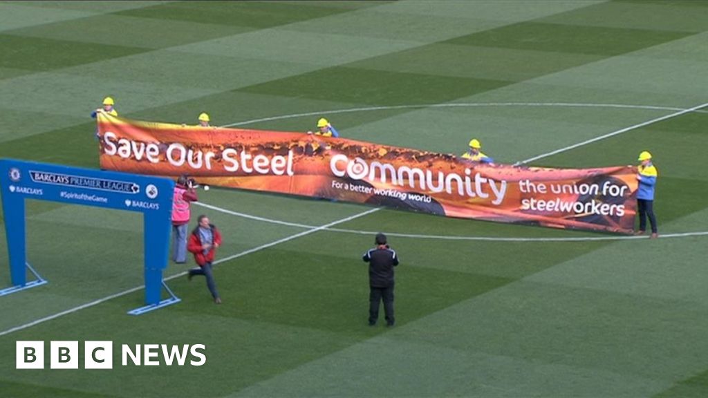 Standing ovation for Port Talbot steelworkers at Swansea City game ...