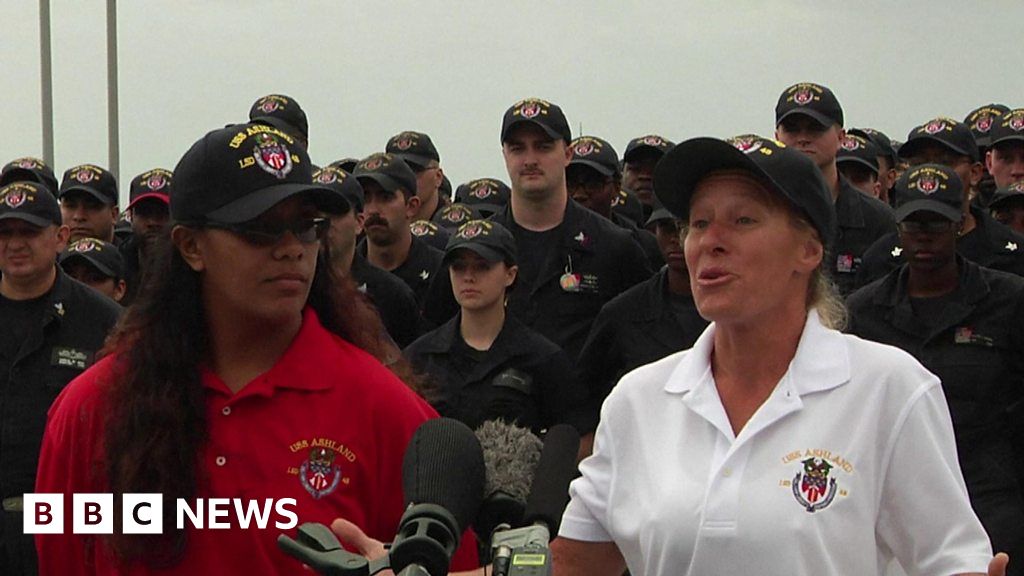 Rescued sailors hail US Navy for saving their lives - BBC News