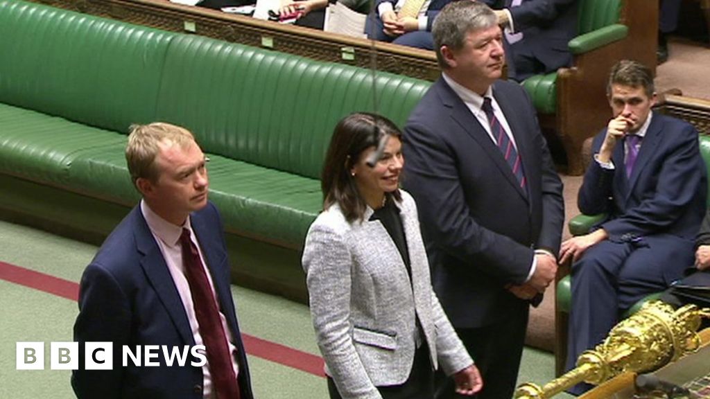 Sarah Olney welcomed to House of Commons - BBC News