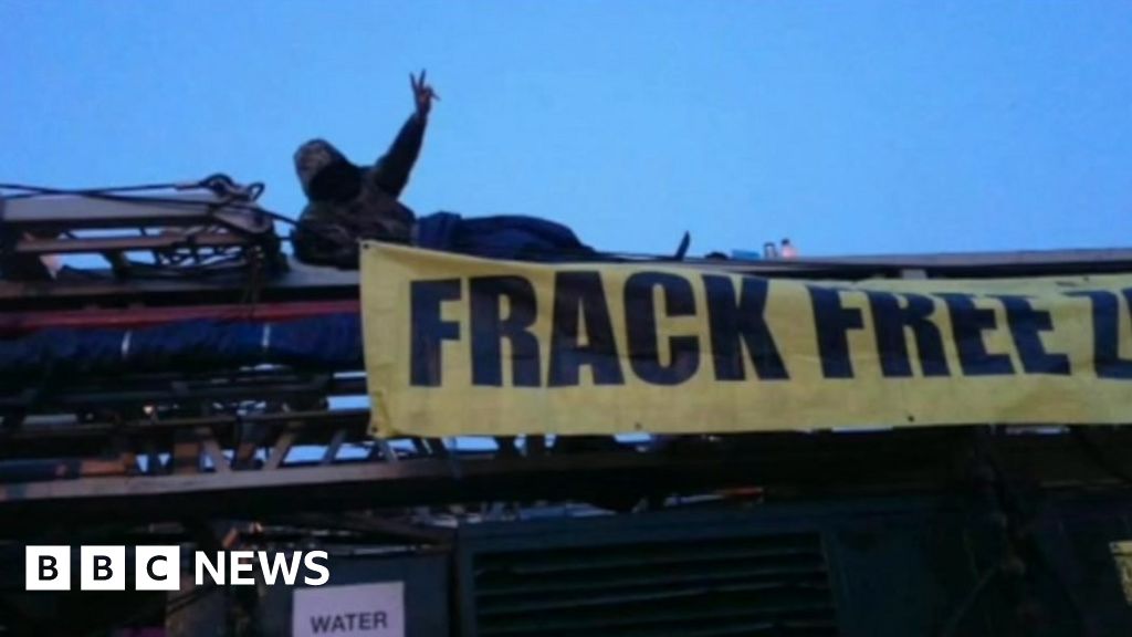 West Sussex fracking protester on trial over rig delay