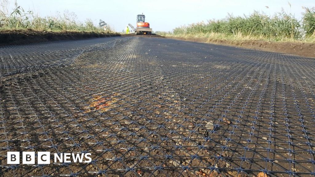 Work begins on £6m road rebuilding scheme in Cambridgeshire and Suffolk ...