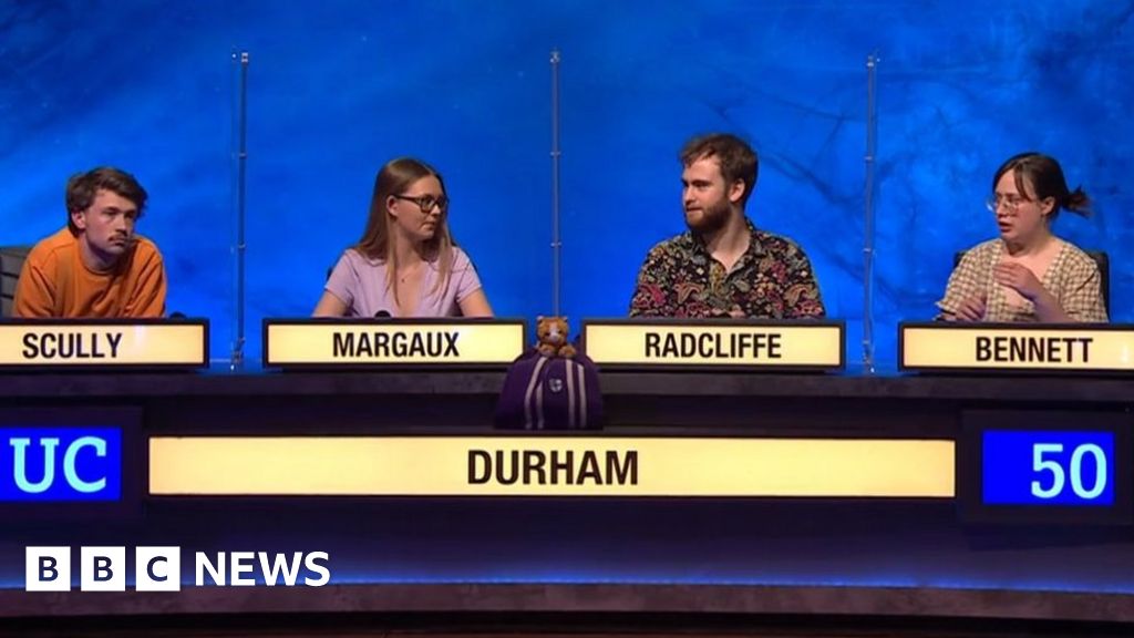 University Challenge: Durham students' victory 'amazing' - BBC News