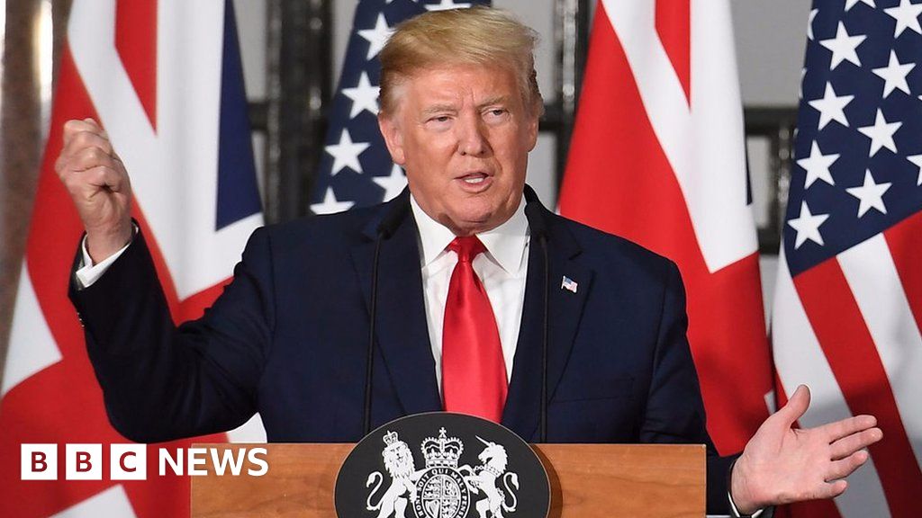 Trump UK visit: US committed to 'a phenomenal trade deal'