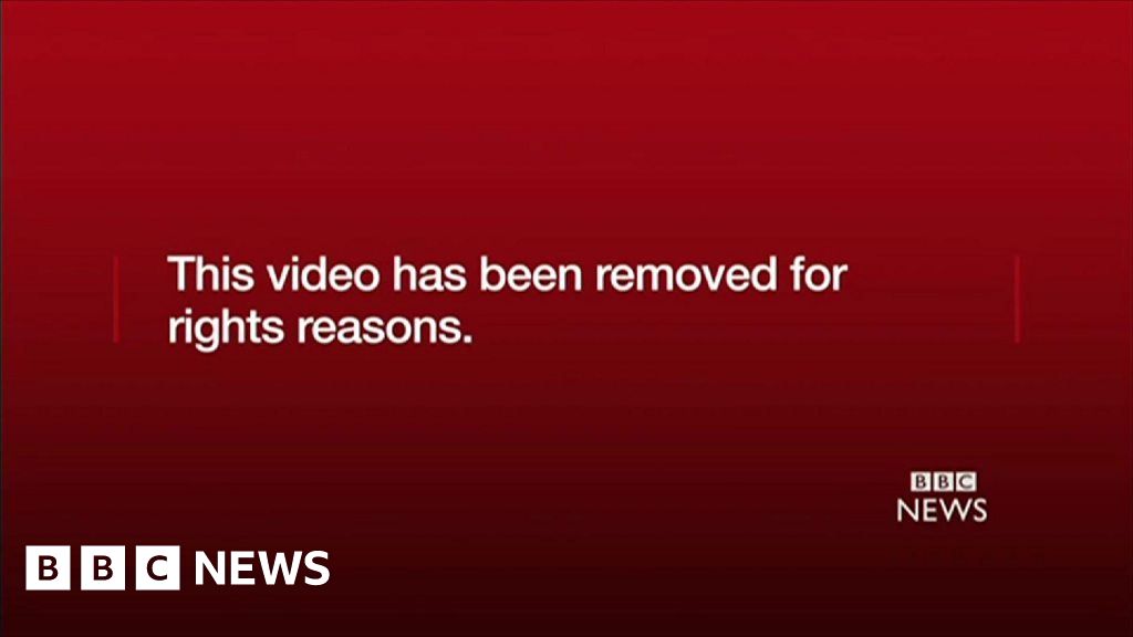 This video has been removed for rights reasons. - BBC News