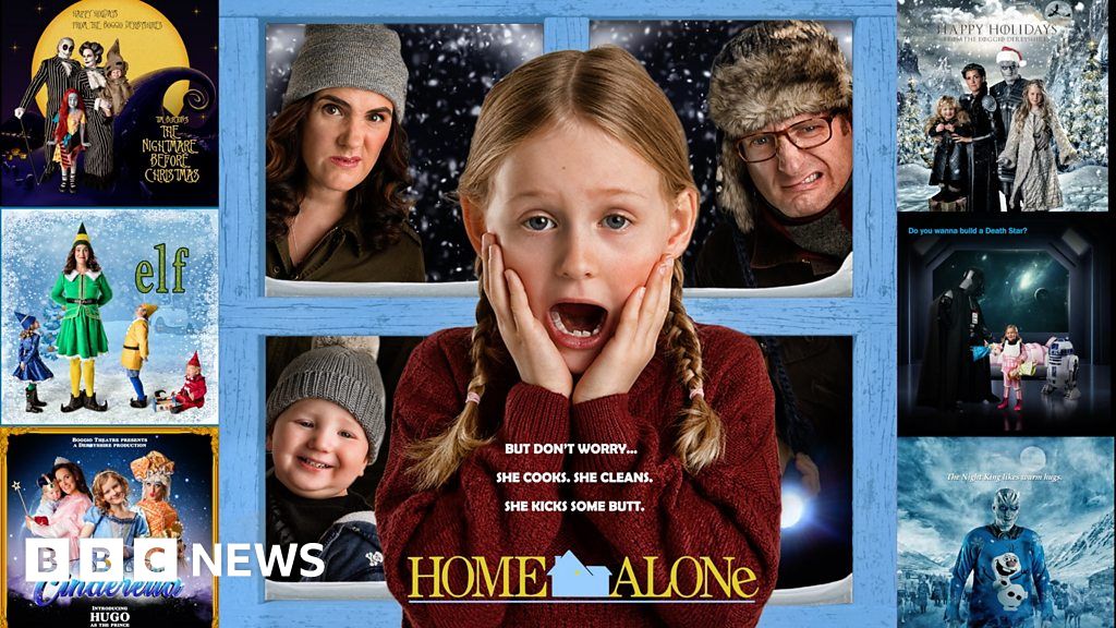 Christmas cards: You won't believe the effort this family goes to ...