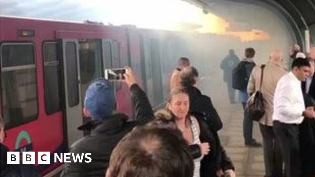 Pontoon Dock DLR: Two in hospital after explosion - BBC News
